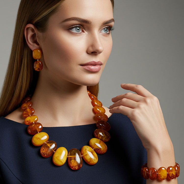 Baltic amber jewelry for women, teenagers | Real amber jewelry for adults – Amberizon