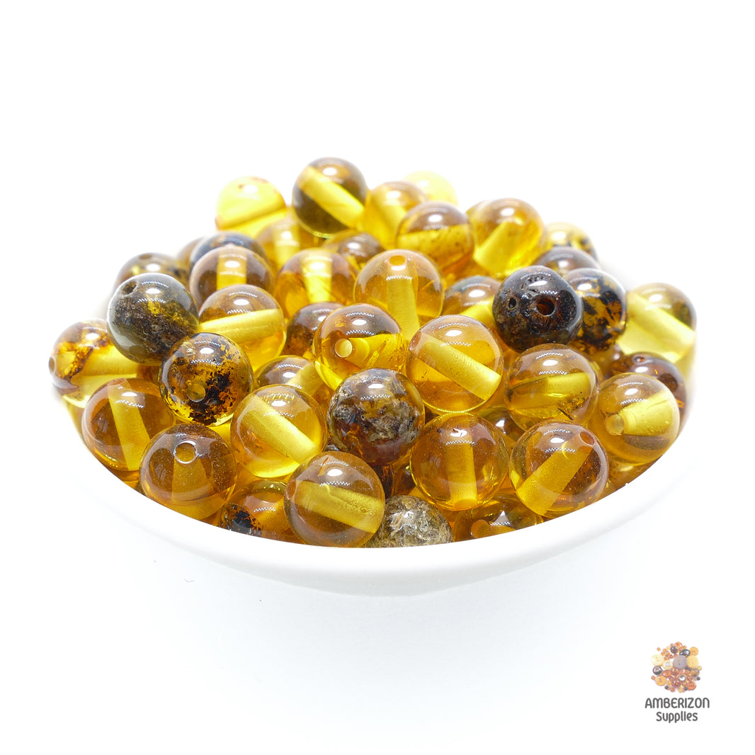 Loose amber beads for jewelry making | Real amber beads for bracelets ...