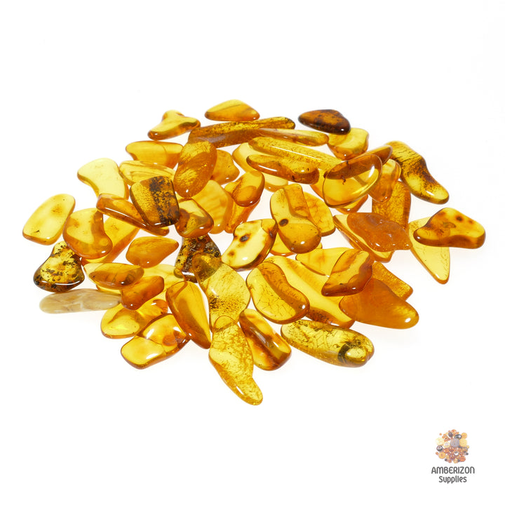 Tumbled Baltic amber stones | Shop tumbled Baltic amber gemstones ...